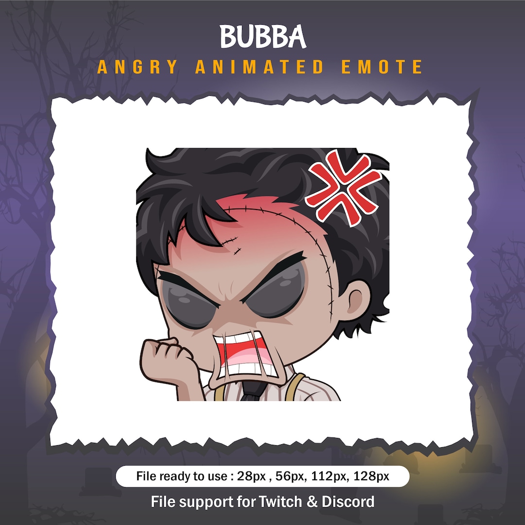 Bubba Dead by Daylight Angry Emotes / DBD Twitch Emote - Etsy