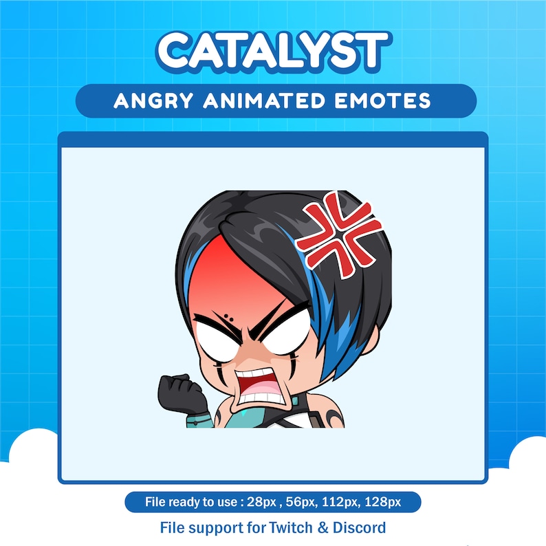 Catalyst Apex Legends Angry Emote for Twitch | Apex Animated Emotes - Etsy