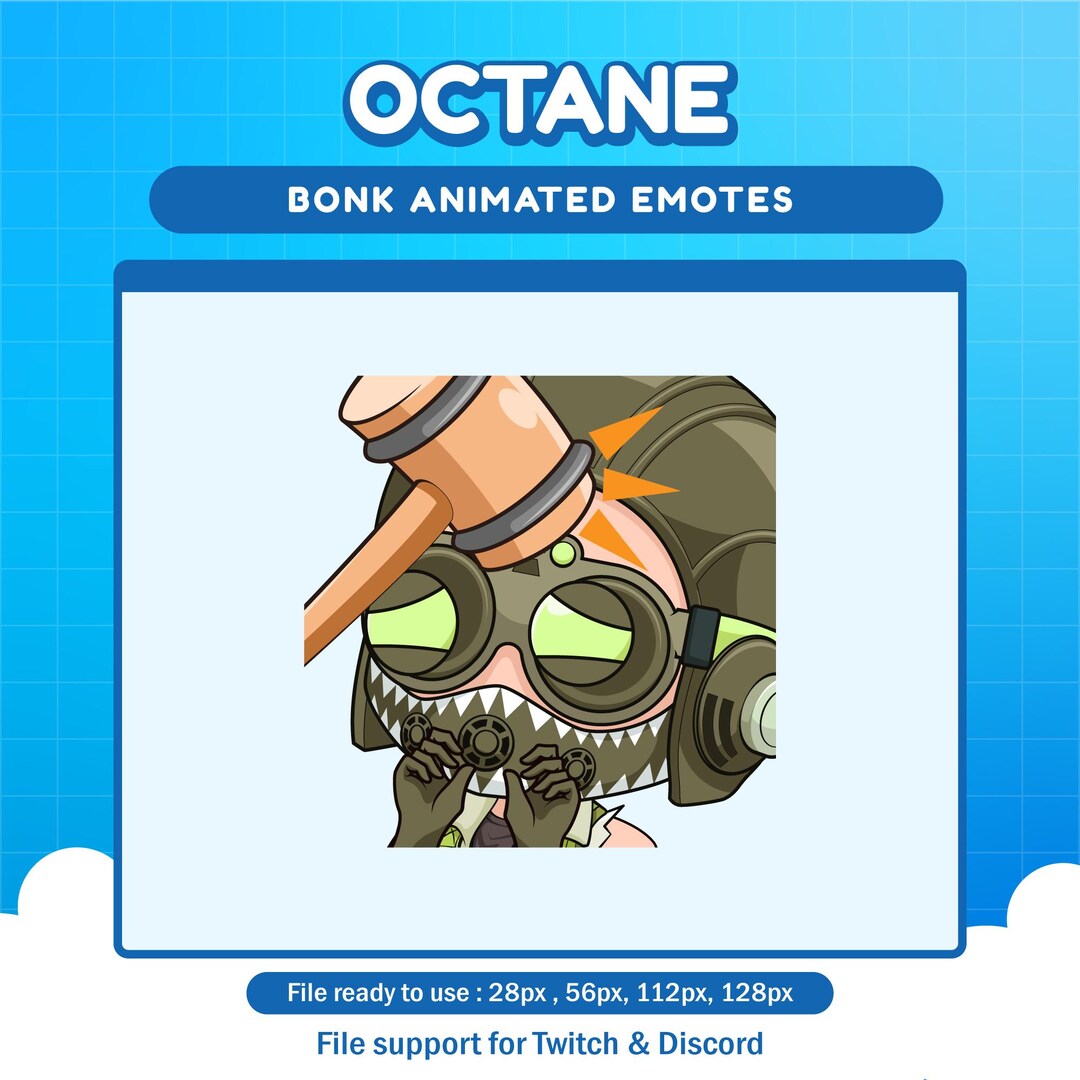 Octane Bonk Animated Emote for Twitch | Apex Legends (digital Download ...