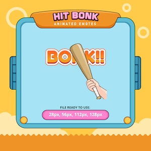 Hit Bonk Animated Emotes | Twitch Emotes | Kick Emotes | Emoji Discord ...