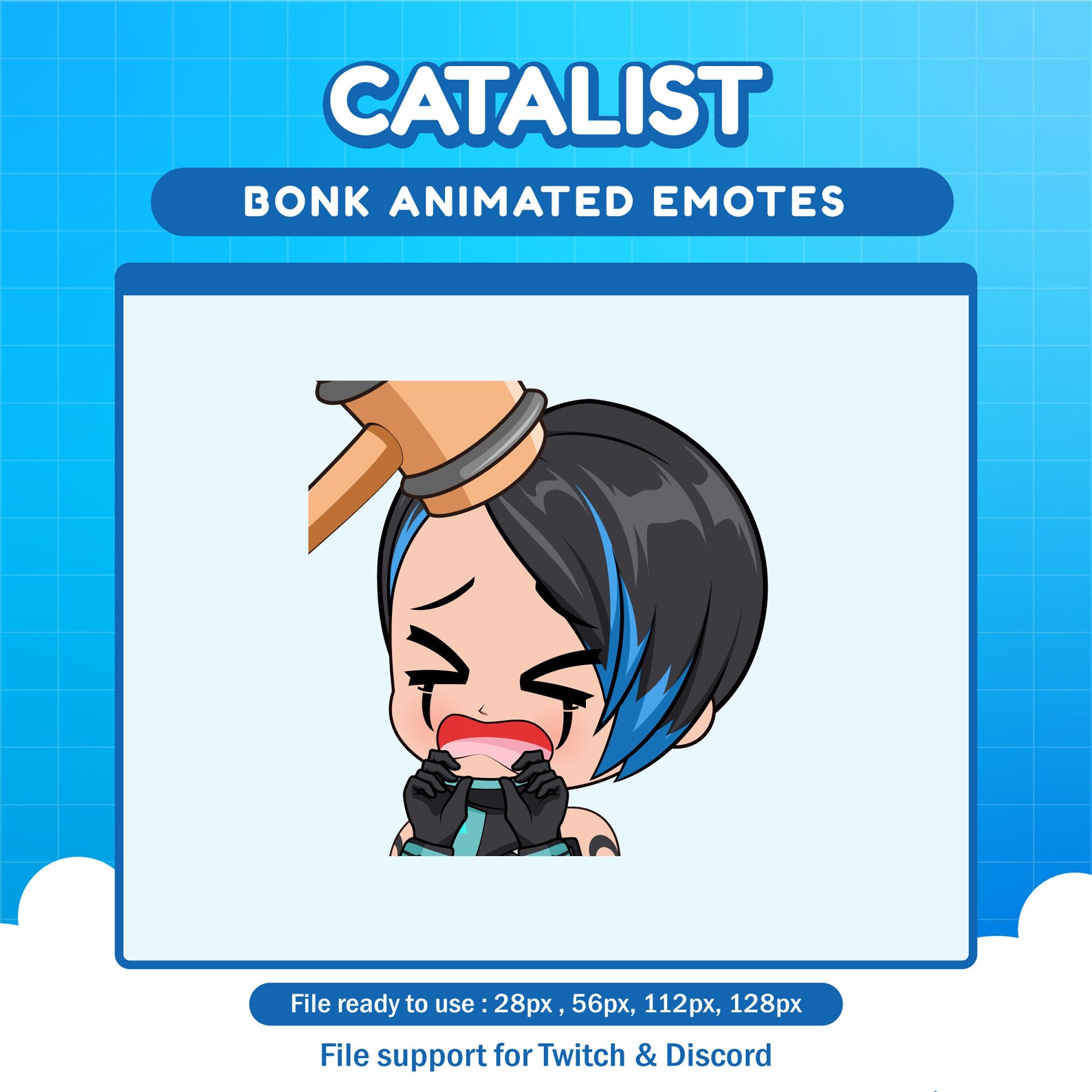 Catalyst Apex Legends Bonk Emote for Twitch | Apex Animated Emotes - Etsy