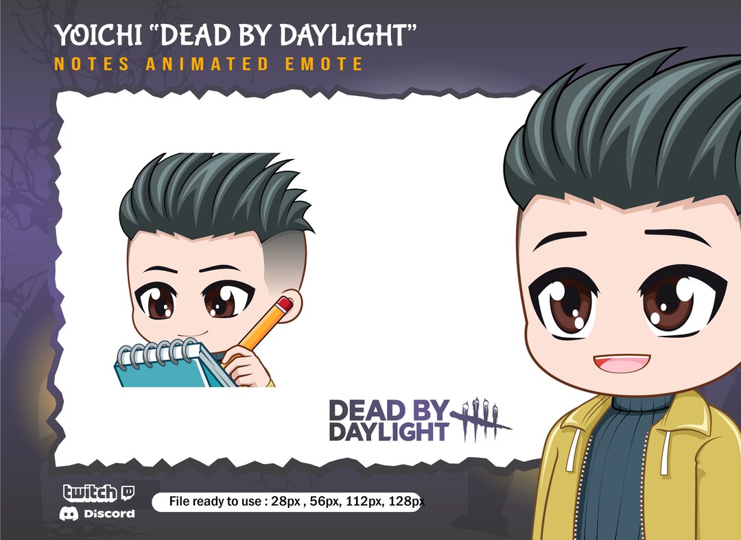 Yoichi Asakawa Dead by Daylight Notes Emotes / DBD Twitch Emote - Etsy