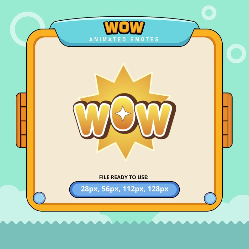 WOW Animated Emotes | Twitch, Discord (digital Download) - Etsy