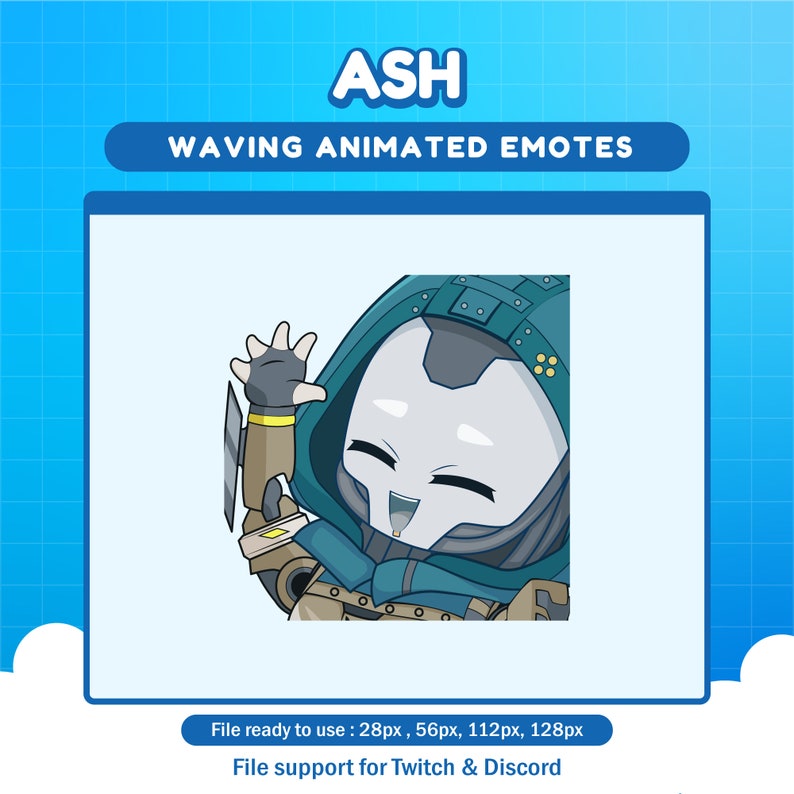 Ash Apex Legends Wave Emote for Twitch | Apex Animated Emotes - Etsy