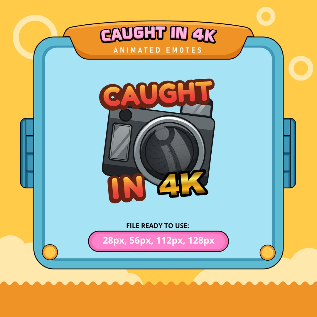 Caught in 4K Animated Emotes | Twitch Emotes | Kick Emotes | Emoji ...