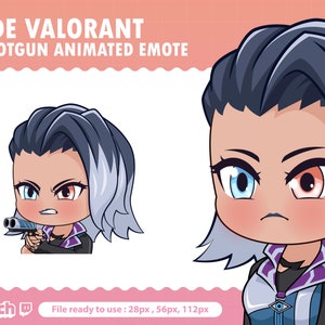 Fade Valorant Gun Animated Emote for Twitch Twitch Animated Emotes - Etsy