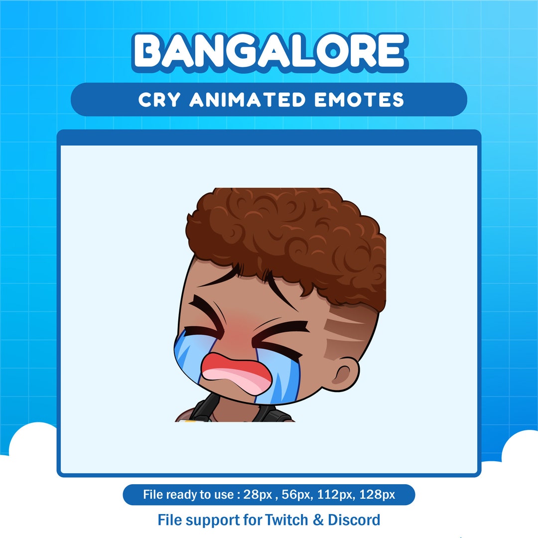 Bangalore Apex Legends Cry Emote for Twitch | Apex Animated Emotes - Etsy