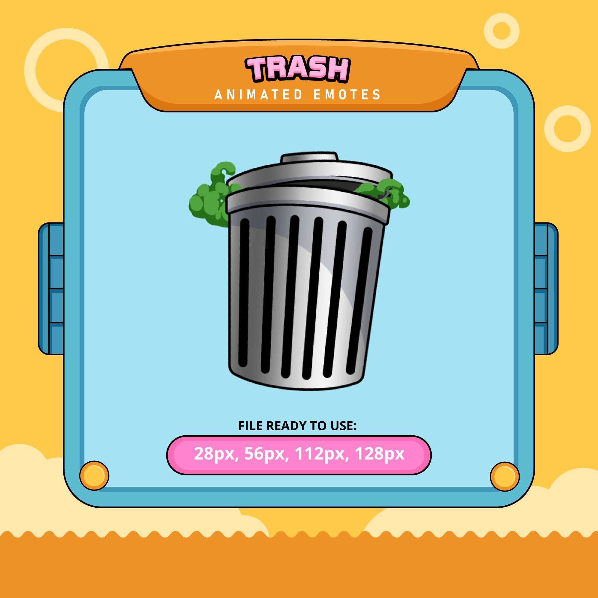 Trash Animated Emotes | Twitch Emotes | Kick Emotes | Emoji Discord - Etsy