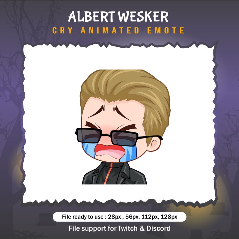 Albert Wesker Dead by Daylight Cry Emotes / DBD Twitch Emote - Etsy