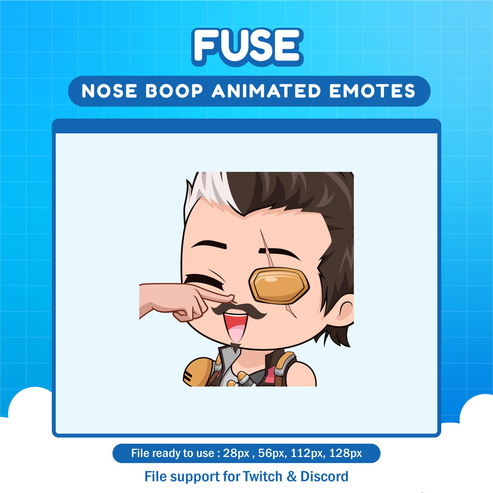 Fuse Apex Legends Nose Boop Emote for Twitch | Apex Animated Emotes - Etsy