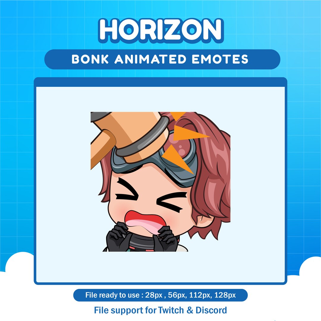 Horizon Apex Legends Bonk Emote for Twitch | Apex Animated Emotes - Etsy