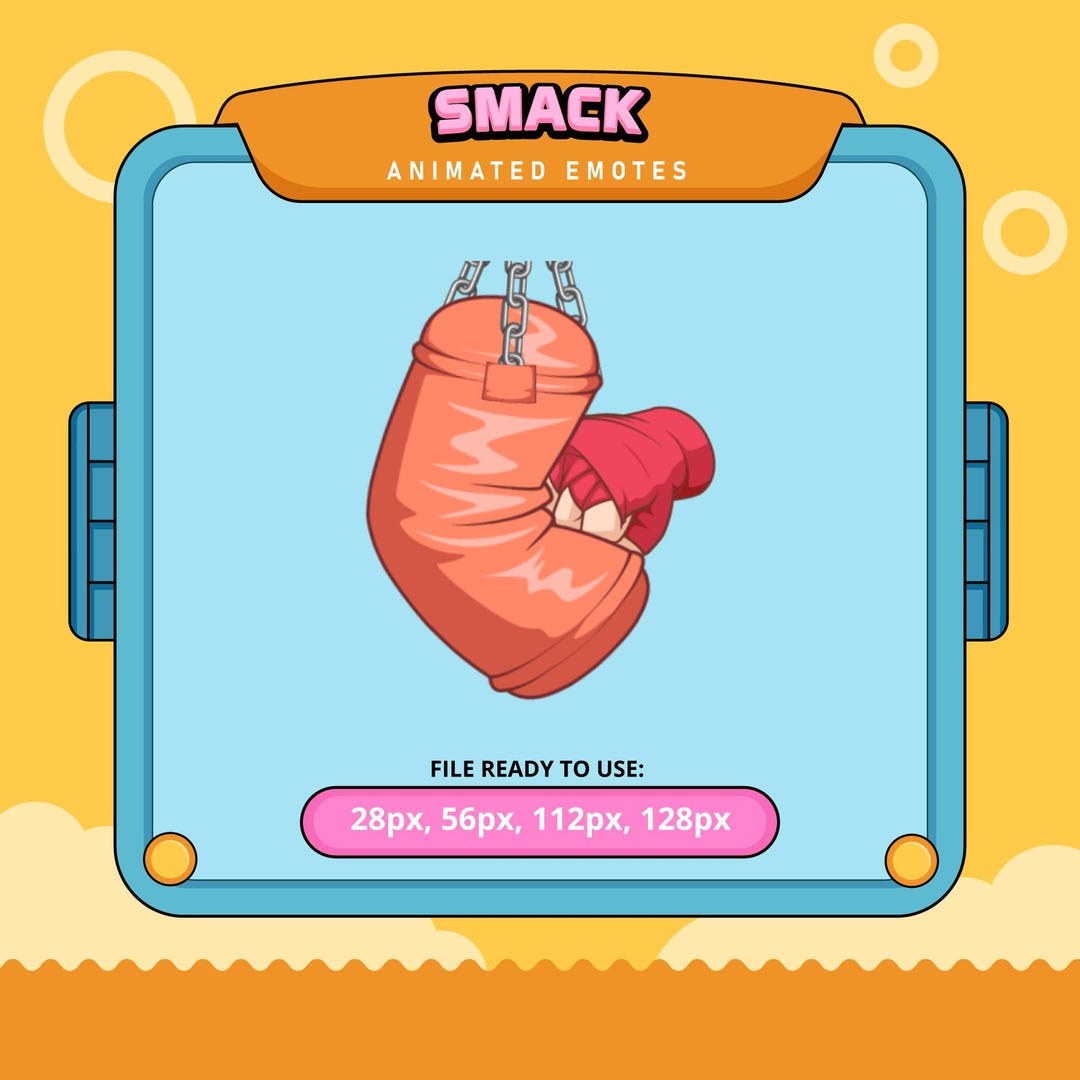 Smack Animated Emotes Twitch Emotes Kick Emotes Emoji Discord - Etsy