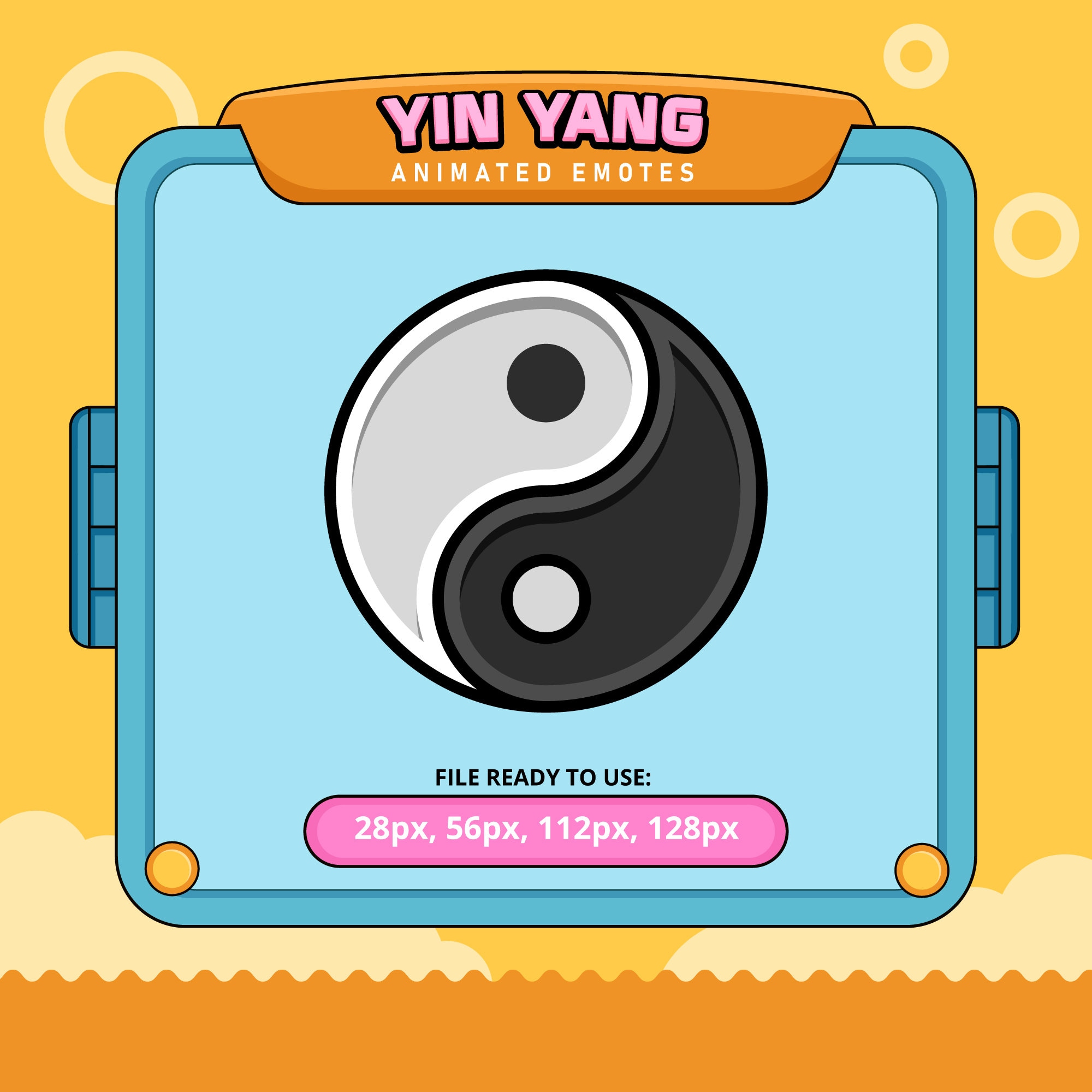 Yin Yang Animated Emotes | Twitch Emotes | Kick Emotes | Emoji Discord ...