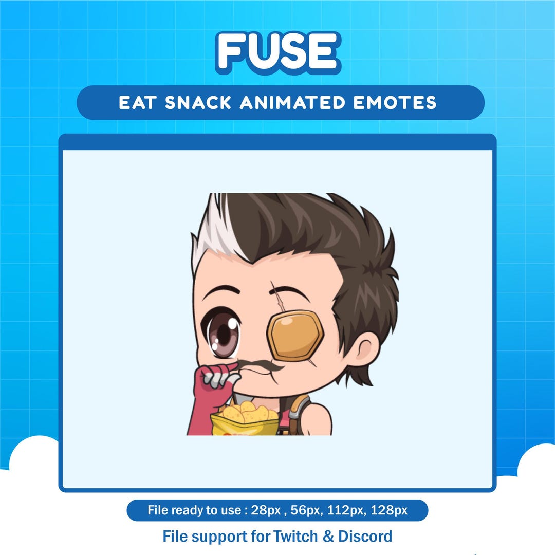 Fuse Eat Snack Animated Emote for Twitch (digital Download) - Etsy UK