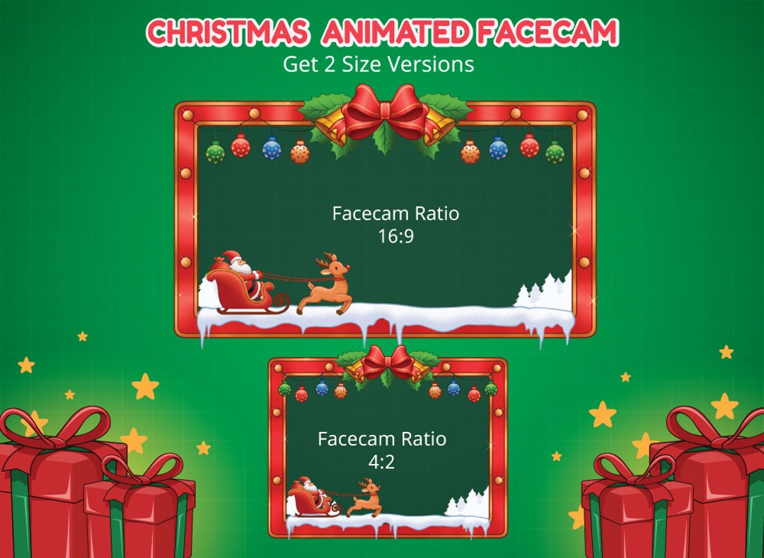 Santa Claus Chrismast Stream Webcam / Twitch Stream Overlay / Christmas ...