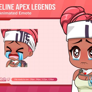Lifeline Apex Legends Cry Emote for Twitch Apex Animated Emotes - Etsy