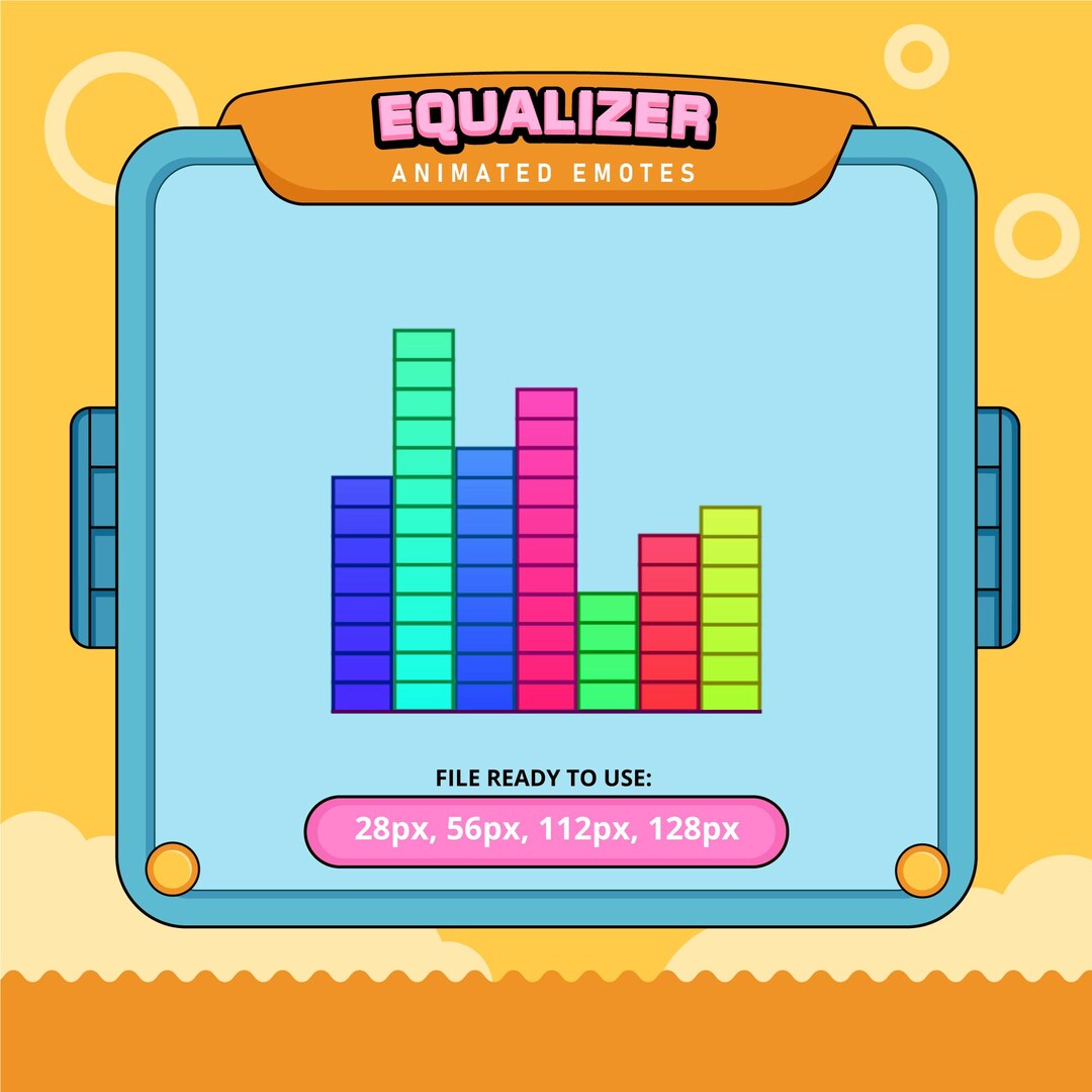 Equalizer Animated Emote | Twitch, Discord (digital Download) - Etsy