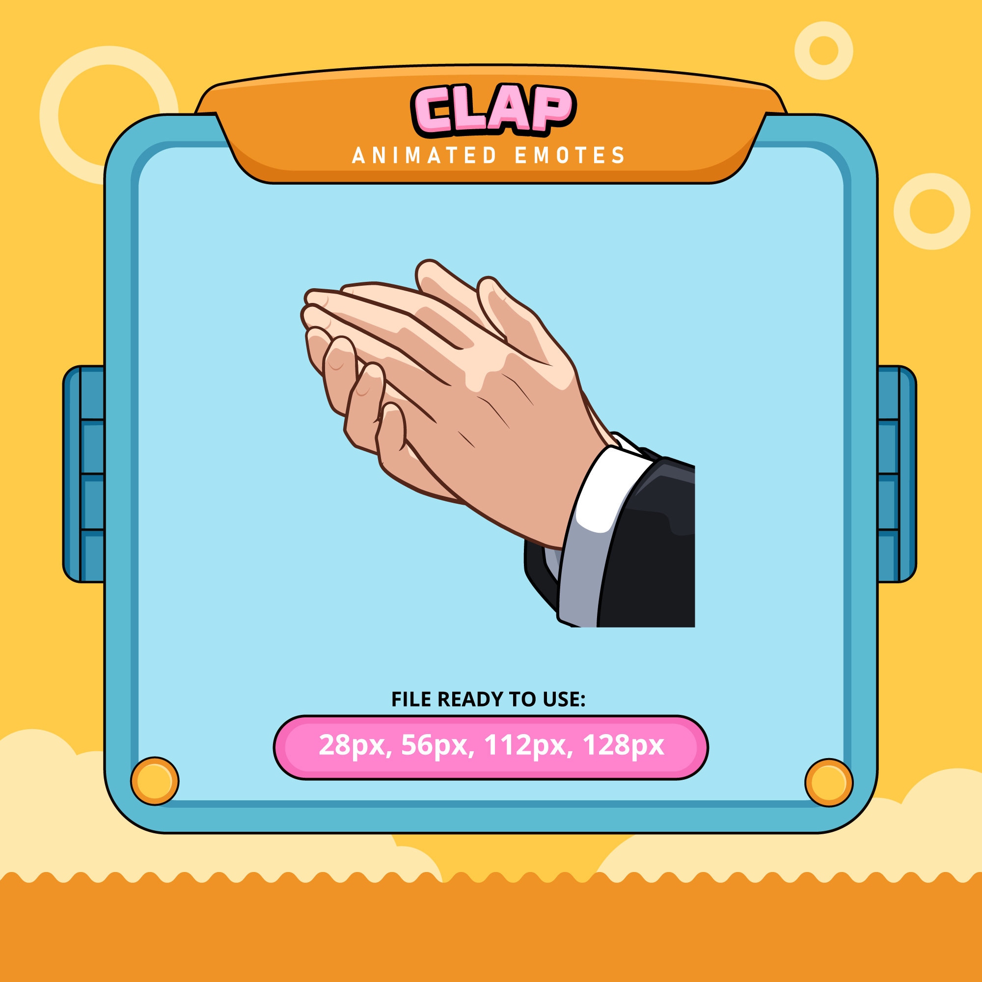 Clap Animated Emotes | Twitch Emotes | Kick Emotes | Emoji Discord - Etsy