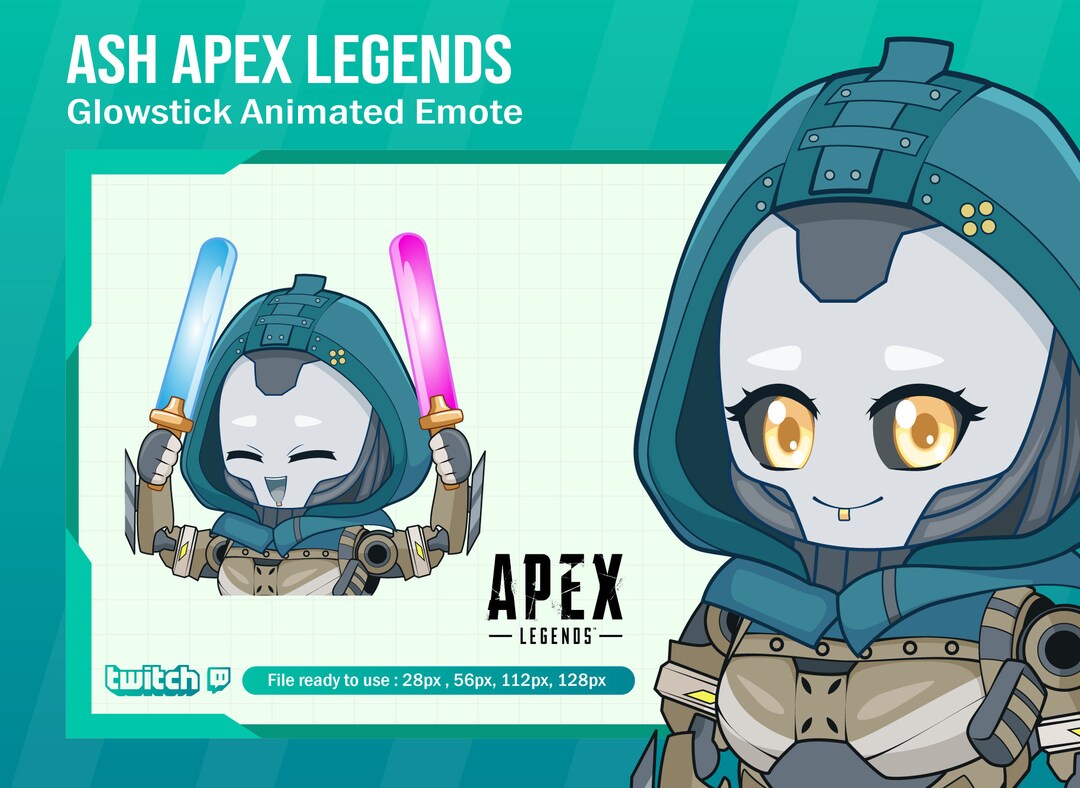 Ash Apex Legends Glow Stick Emote for Twitch Apex Animated - Etsy