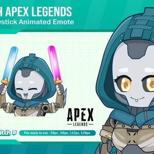 Ash Apex Legends Glow Stick Emote for Twitch Apex Animated - Etsy