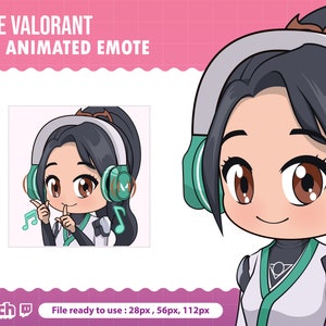 Sage Valorant Jam Animated Emote for Twitch Twitch Animated Emotes - Etsy