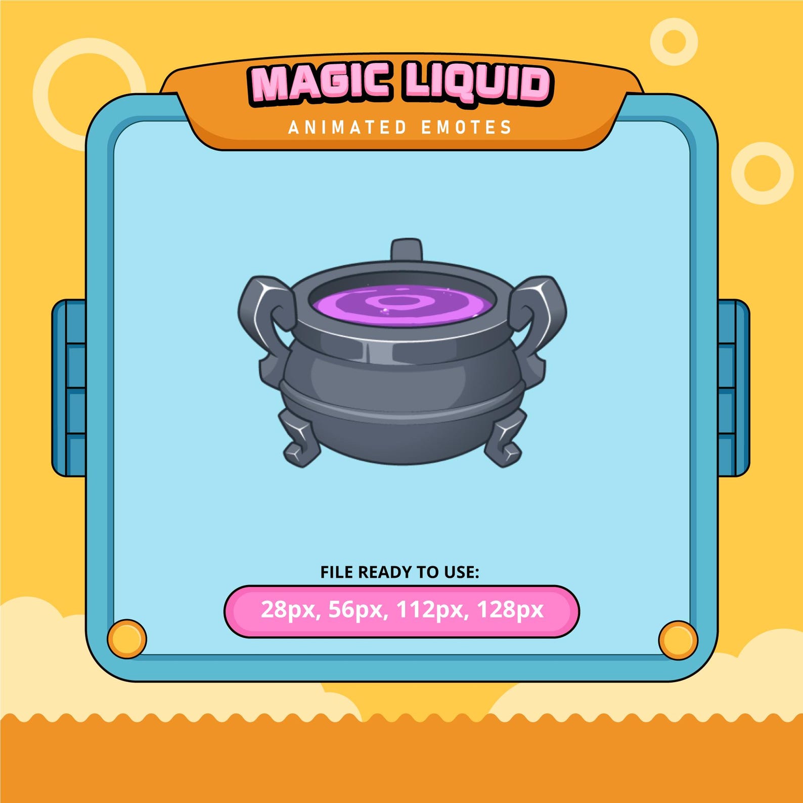 Magic Liquid Animated Emote | Twitch, Discord Emoji (digital Download ...