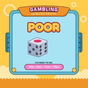 Gambling Animated Emotes | Twitch Emotes | Kick Emotes | Emoji Discord ...