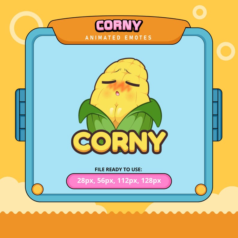 Corny Animated Emotes | Twitch Emotes | Kick Emotes | Emoji Discord - Etsy