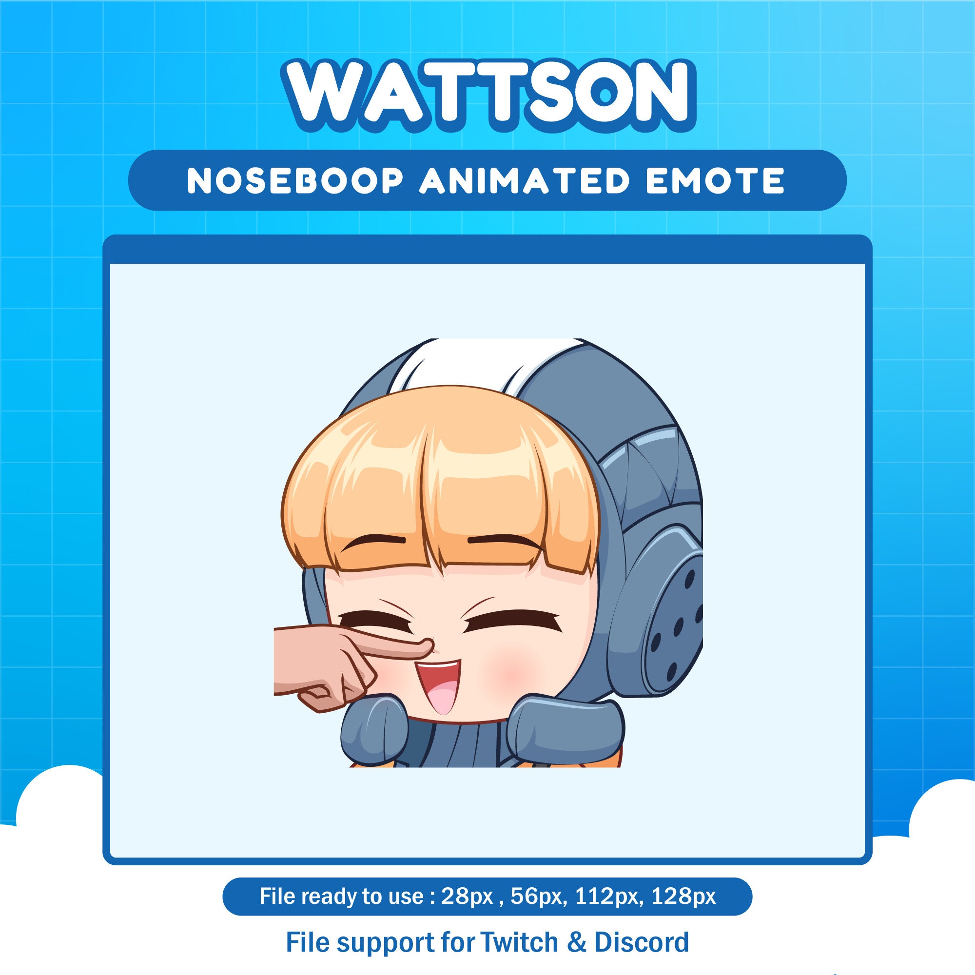 Wattson Apex Legends Nose Boop Emote for Twitch | Apex Animated Emotes ...
