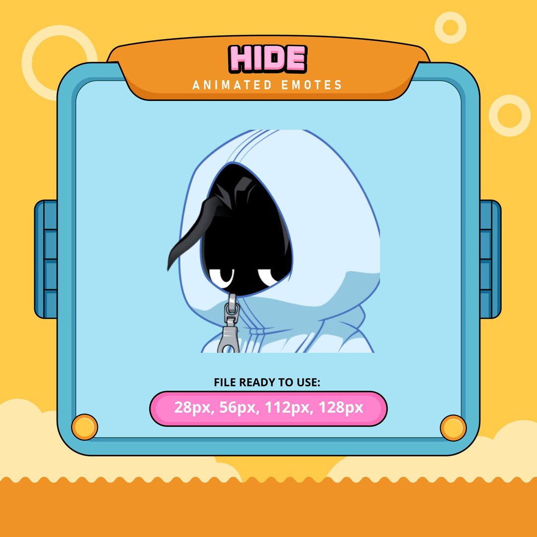 Hide Animated Emotes | Twitch Emotes | Kick Emotes | Emoji Discord - Etsy
