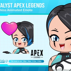 Catalyst Apex Legends Blowkiss Emote for Twitch Apex Animated Emotes - Etsy