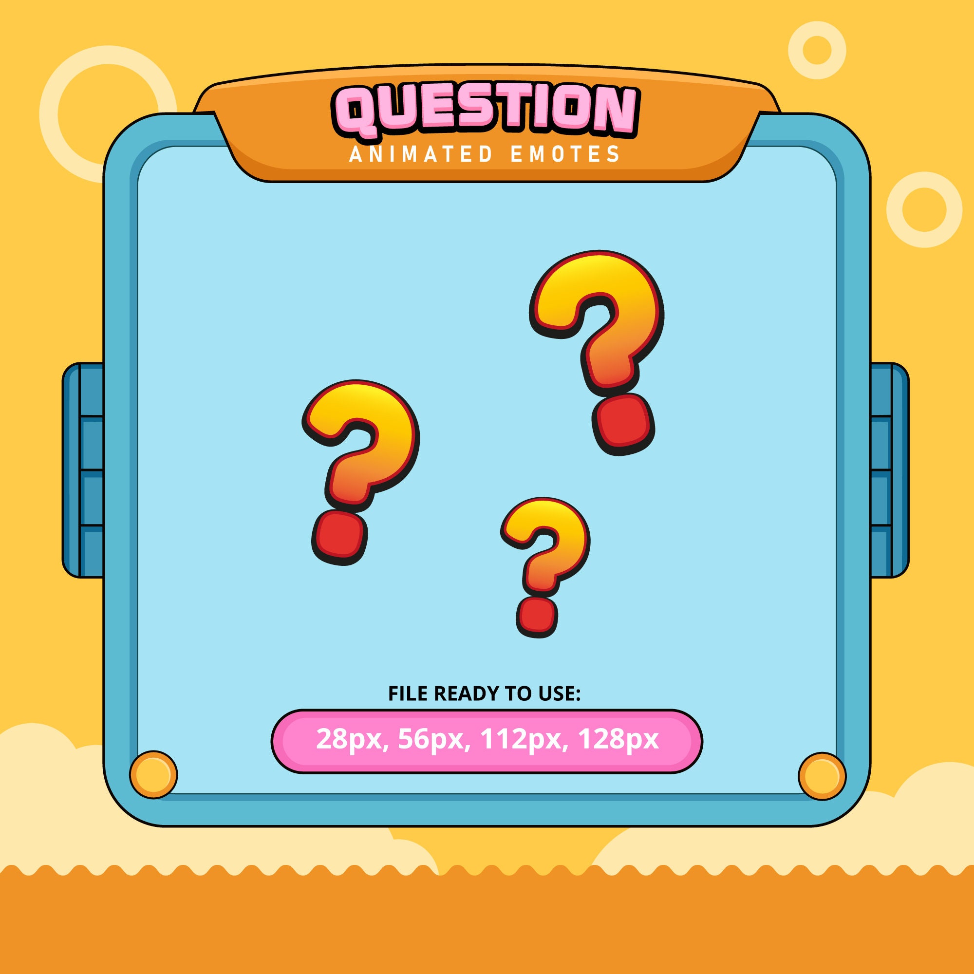 Question Animated Emotes | Twitch Emotes | Kick Emotes | Emoji Discord ...