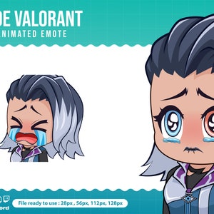 Fade Valorant Cry Animated Emote for Twitch Twitch Animated - Etsy