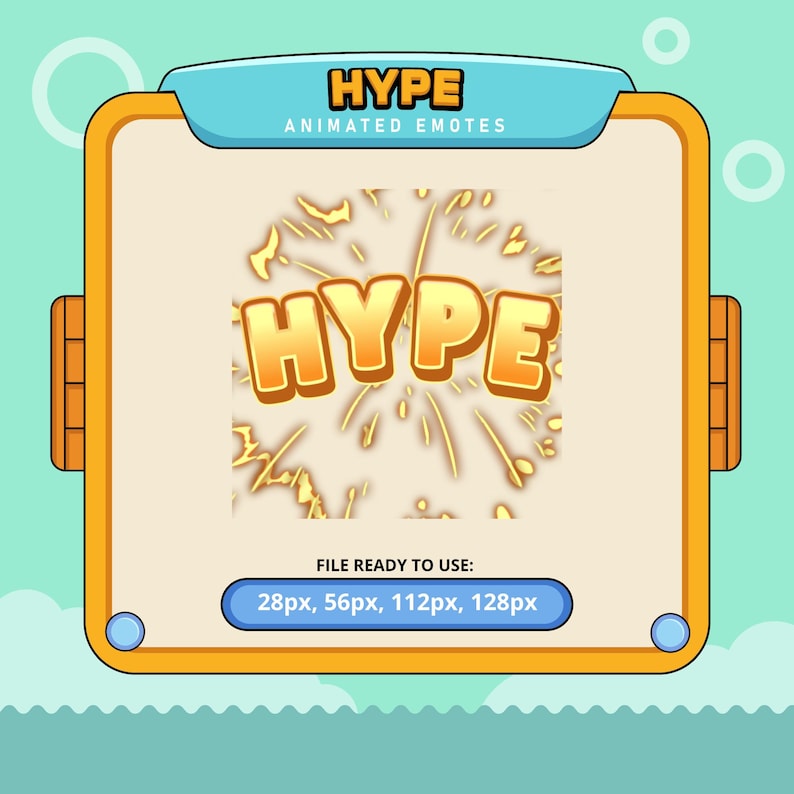 Hype Animated Emote | Twitch, Discord Emoji (digital Download) - Etsy