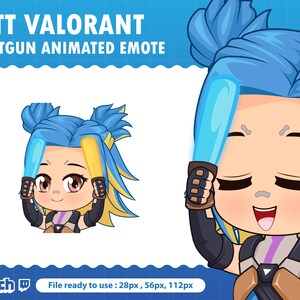 Neon Valorant Glow Stick Emote for Twitch Twitch Animated - Etsy