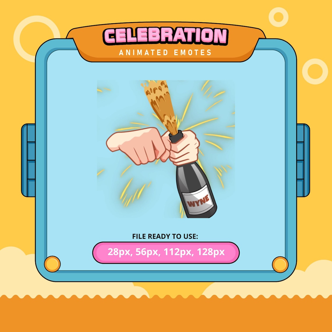 Celebration Animated Emotes | Twitch Emotes | Kick Emotes | Emoji ...