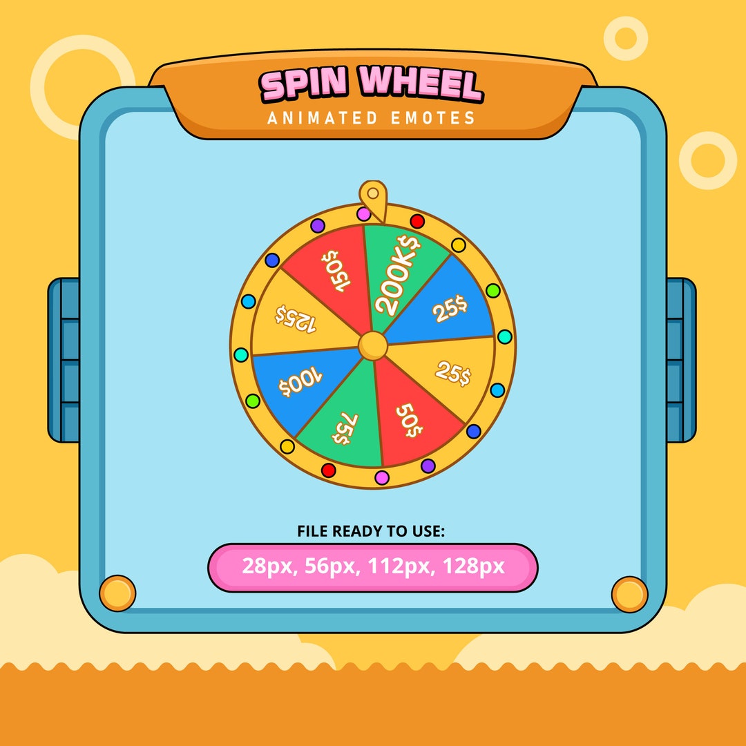 Spin Wheel Animated Emotes | Twitch Emotes | Kick Emotes | Emoji ...