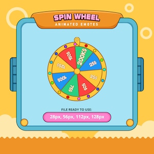 Spin Wheel Animated Emotes | Twitch Emotes | Kick Emotes | Emoji ...