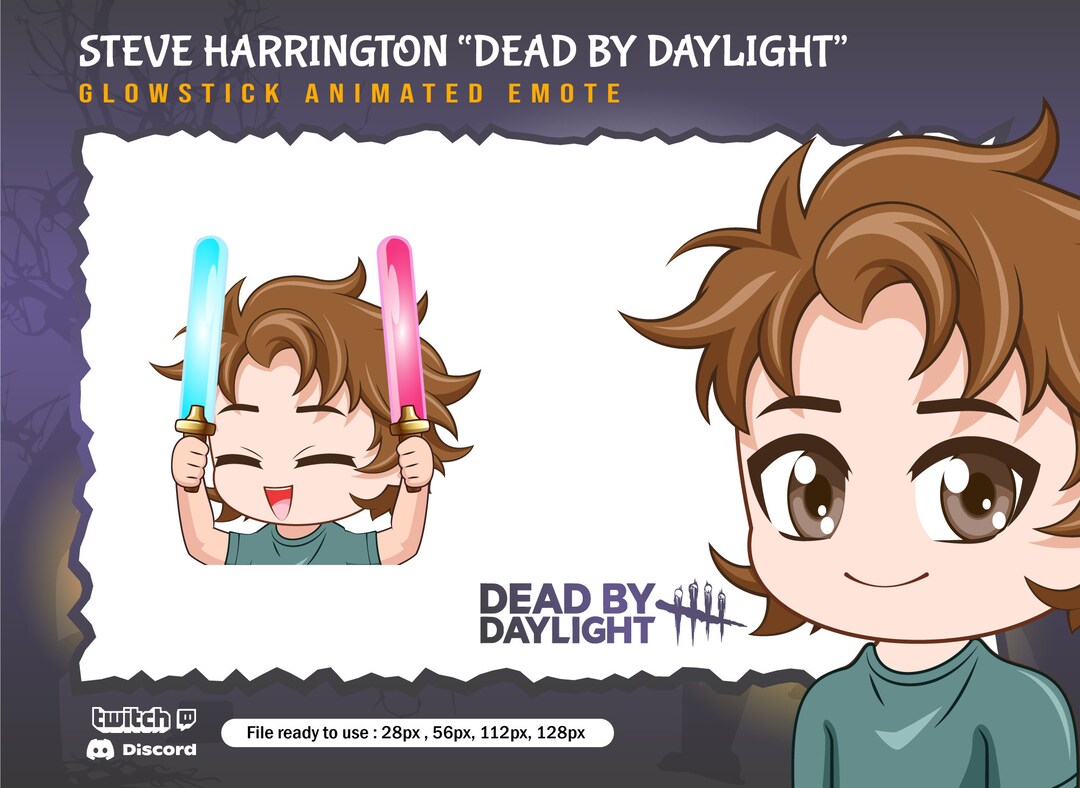 Steve Harrington Dead by Daylight Glowstick Emote / DBD Twitch Emote - Etsy
