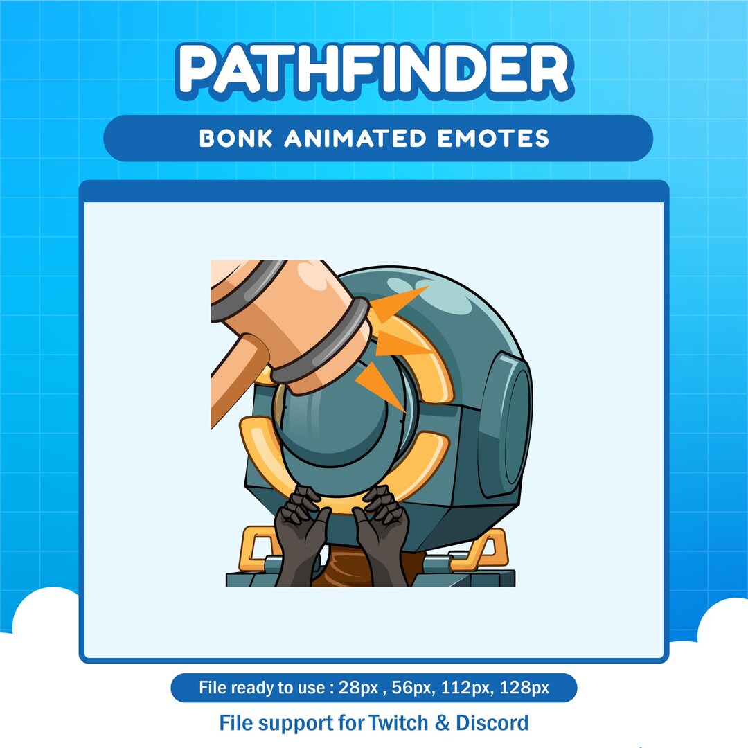 Pathfinder Bonk Animated Emote | Twitch, Discord (digital Download) - Etsy