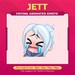 Jett Valorant Cry Animated Emote for Twitch | Twitch Animated Emotes - Etsy