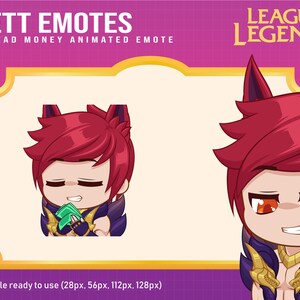 Sett League of Legends Spread Money Emote for Twitch League of Legends ...