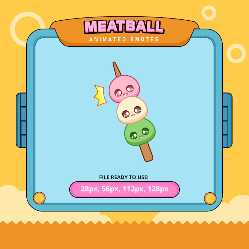 Meatball Animated Emotes | Twitch Emotes | Kick Emotes | Emoji Discord ...