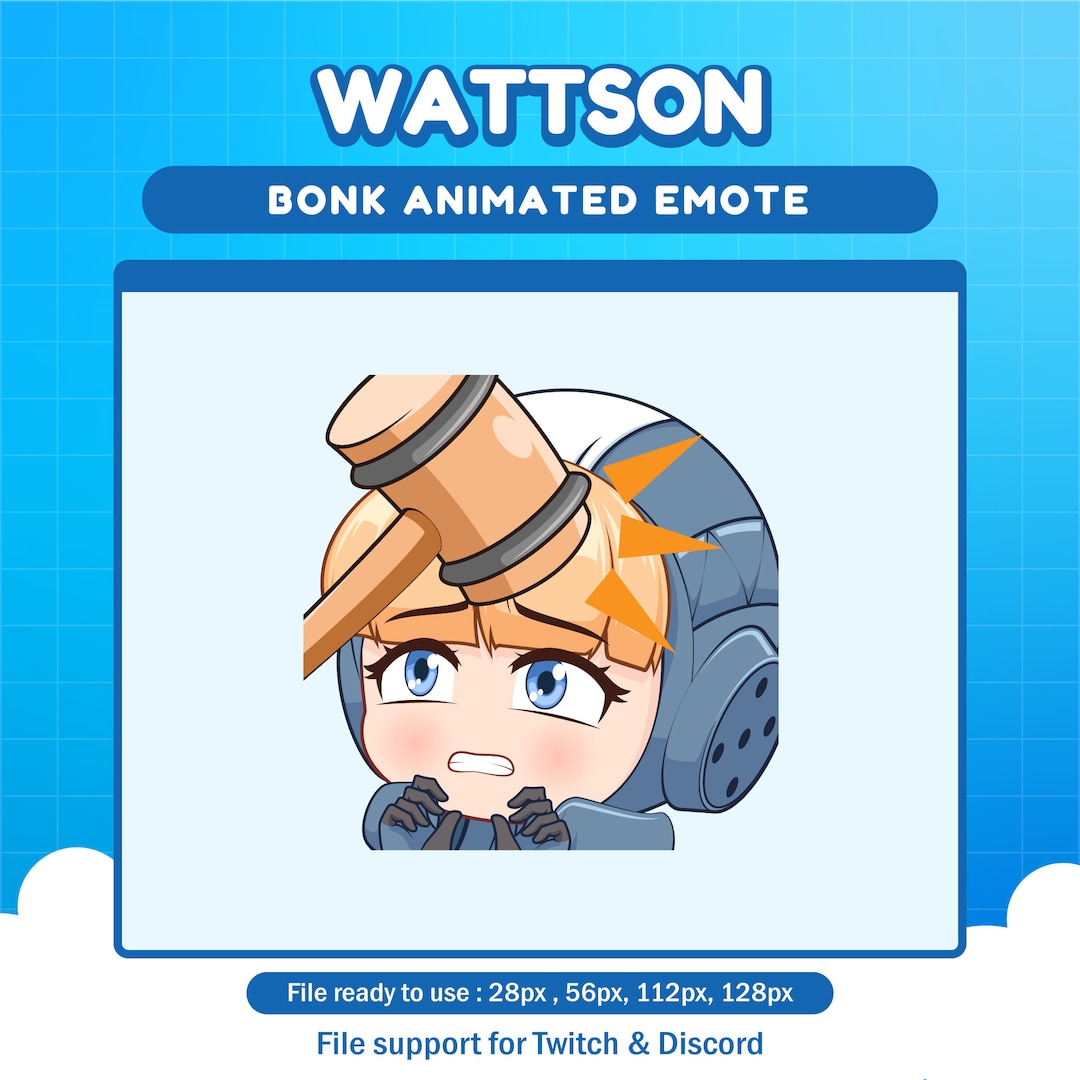 Wattson Apex Legends Bonk Animated Emote for Twitch | Twitch Animated ...