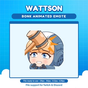 Wattson Apex Legends Bonk Animated Emote for Twitch | Twitch Animated ...
