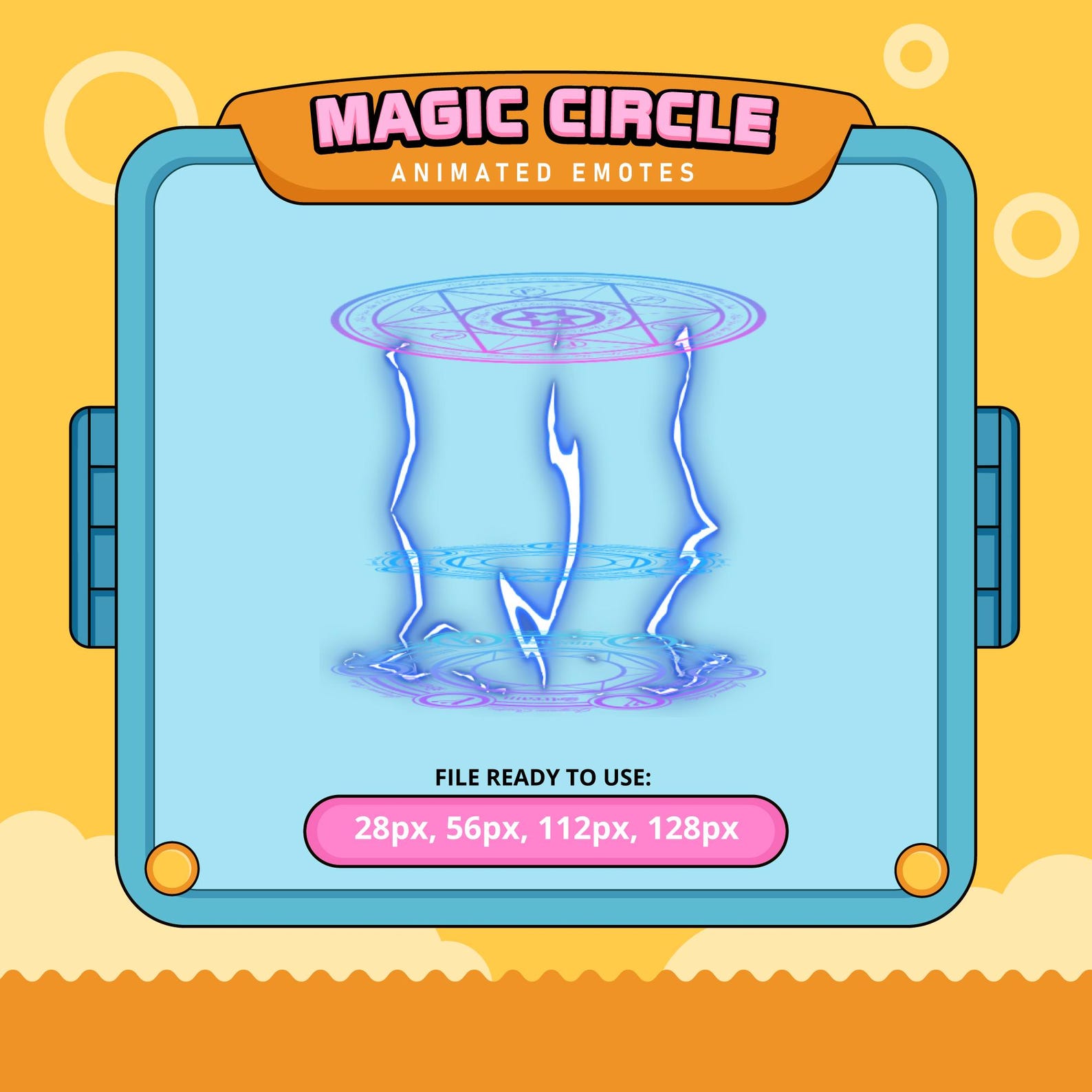 Magic Circle Animated Emotes | Twitch Emotes | Kick Emotes | Emoji ...
