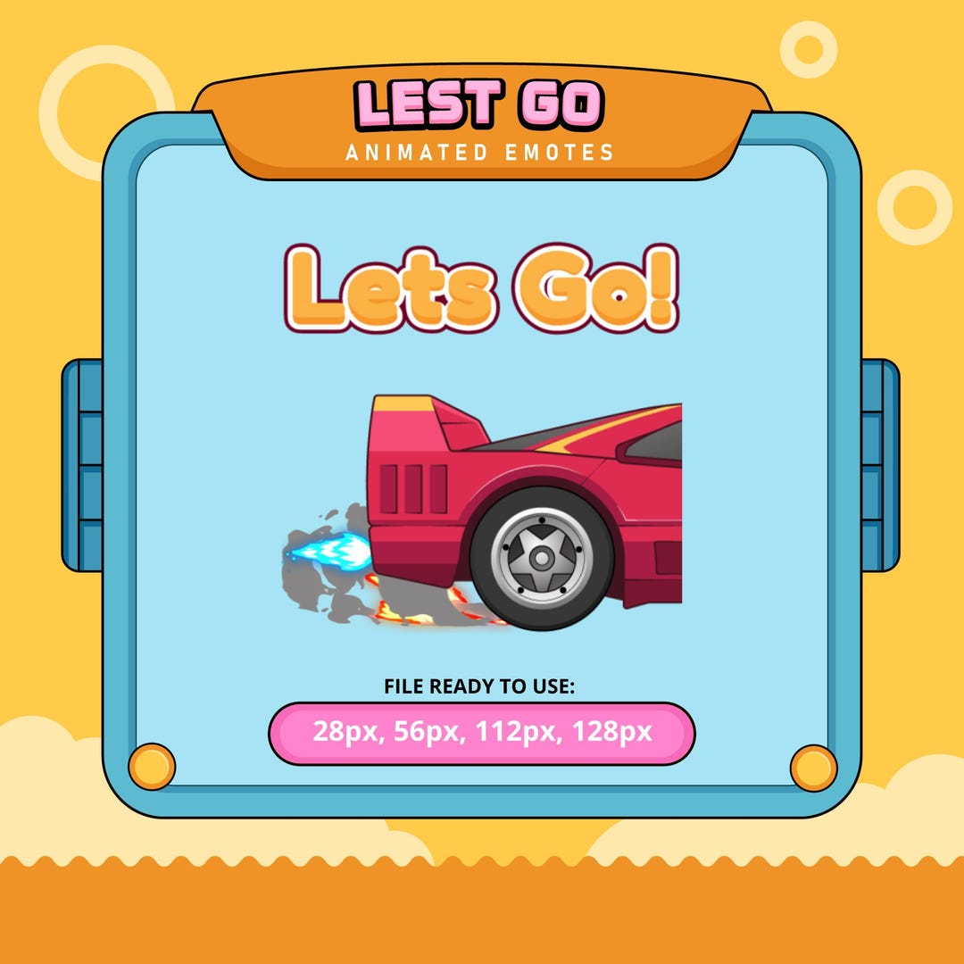 Lest Go Animated Emotes Twitch Emotes Kick Emotes Emoji Discord - Etsy