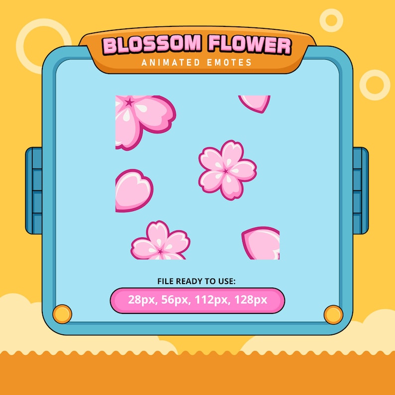 Blossom Flower Animated Emotes | Twitch, Discord (digital Download) - Etsy