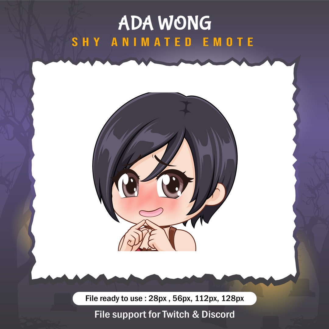 Ada Wong Dead by Daylight Shy Emotes / DBD Twitch Emote - Etsy