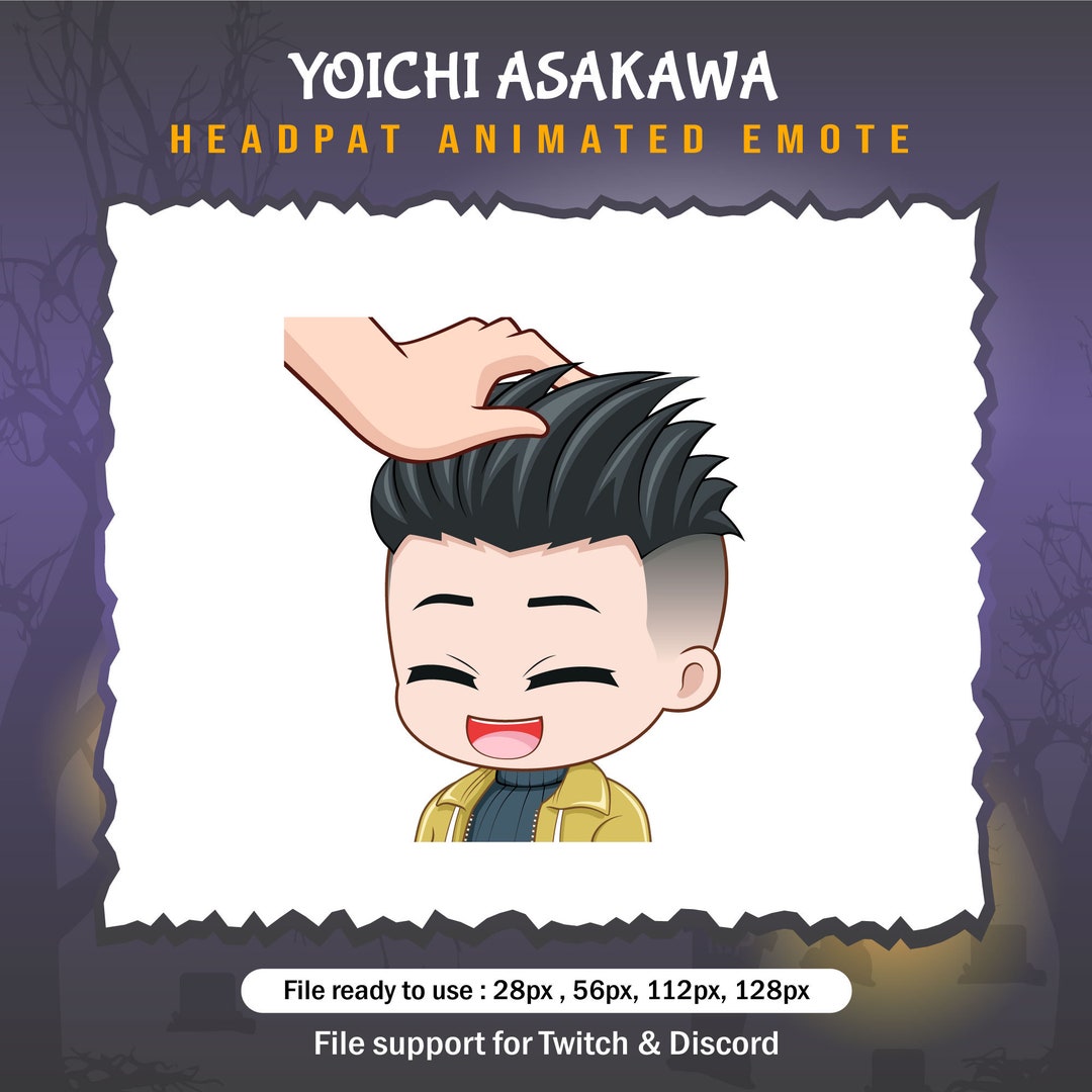 Yoichi Asakawa Dead by Daylight Headpat Emotes / DBD Twitch Emote - Etsy